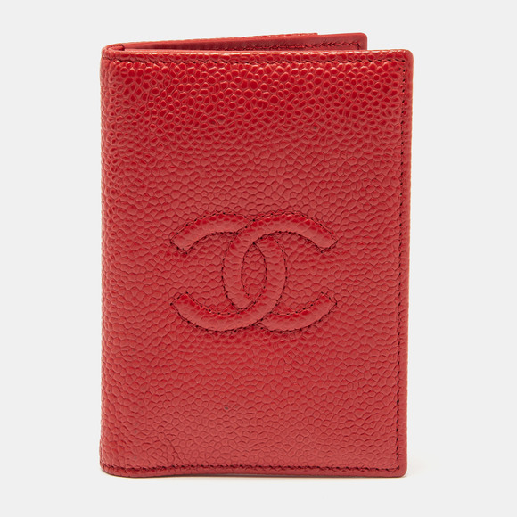 CHANEL | Bags | Chanel Black Caviar Leather Cc Bifold Card Case | Poshmark